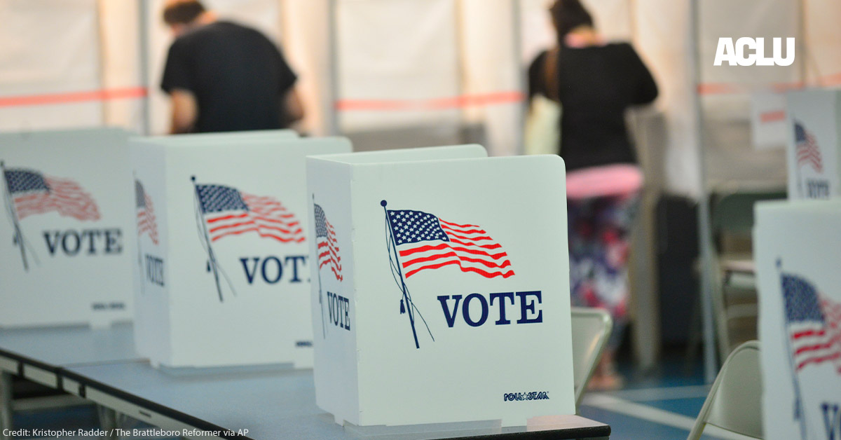 Let People Vote: Our Fight for Your Right to Vote During 2020 - ACLU of ...